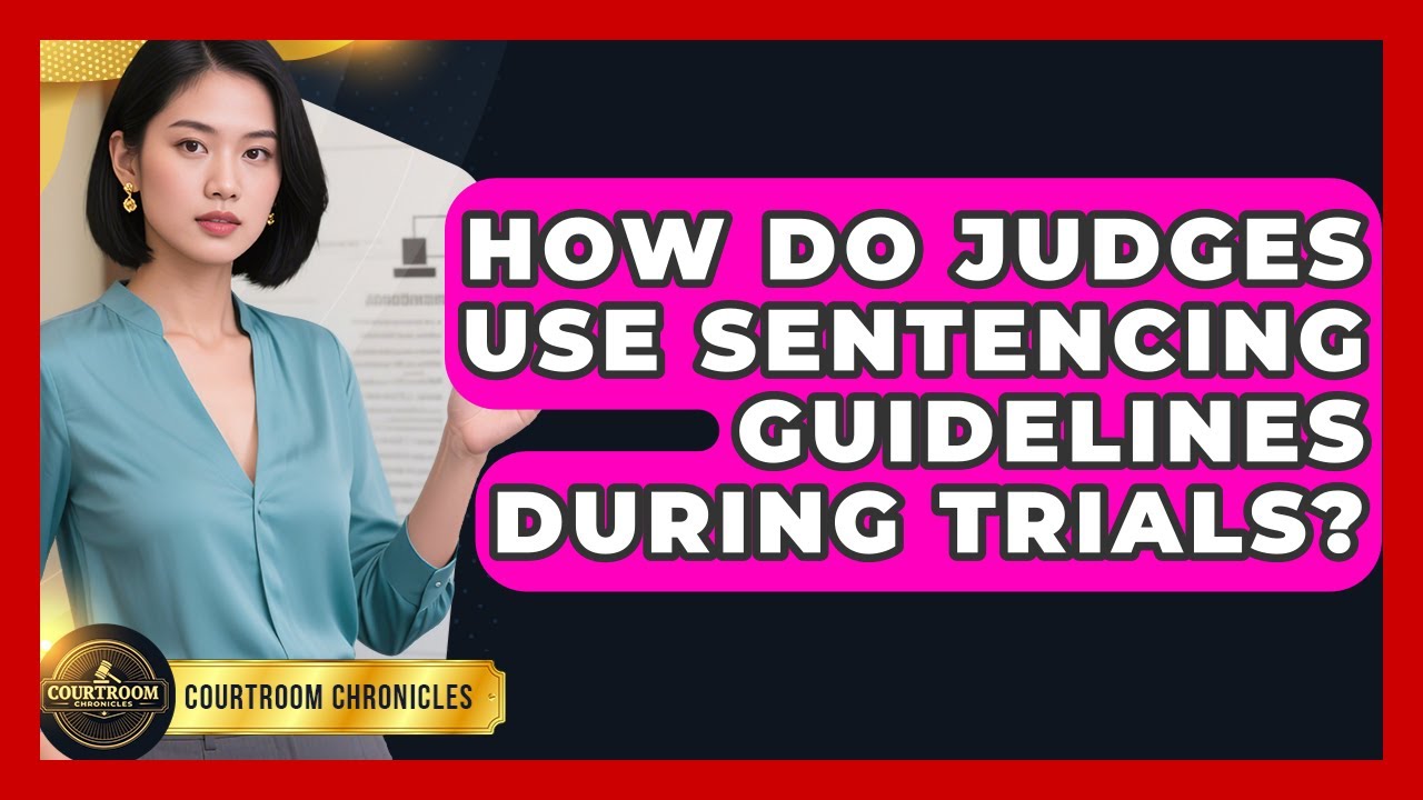 How Do Judges Use Sentencing Guidelines During Trials? | Courtroom ...