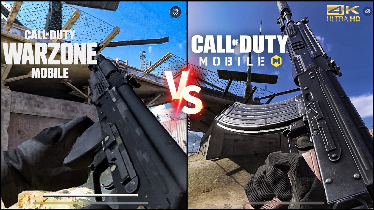 Warzone Mobile vs. Cod Mobile -Weapons & Lethal equipment Full ...