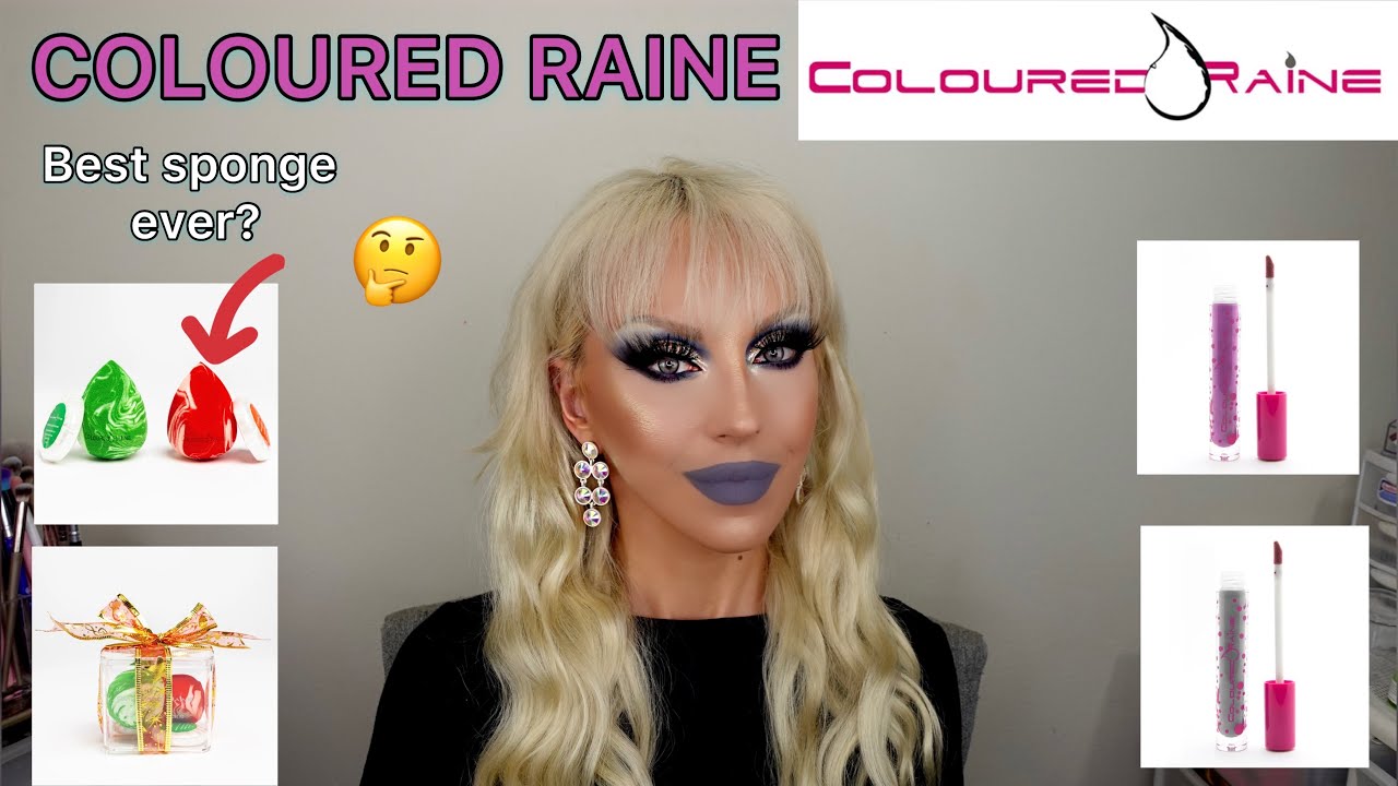 TESTING INDIE MAKEUP, COLOURED RAINE REVIEW, BEST SPONGE EVER? - YouTube