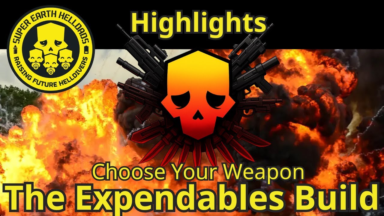 Helldivers 2 The Expendables Build | HellDads - YouTube