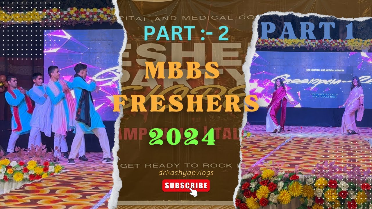 Mbbs freshers party 2024 part 2 | sks medical college freshers party ...