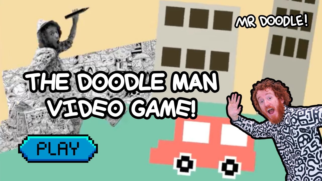 THE DOODLE MAN Video Game | Mr Doodle - YouTube