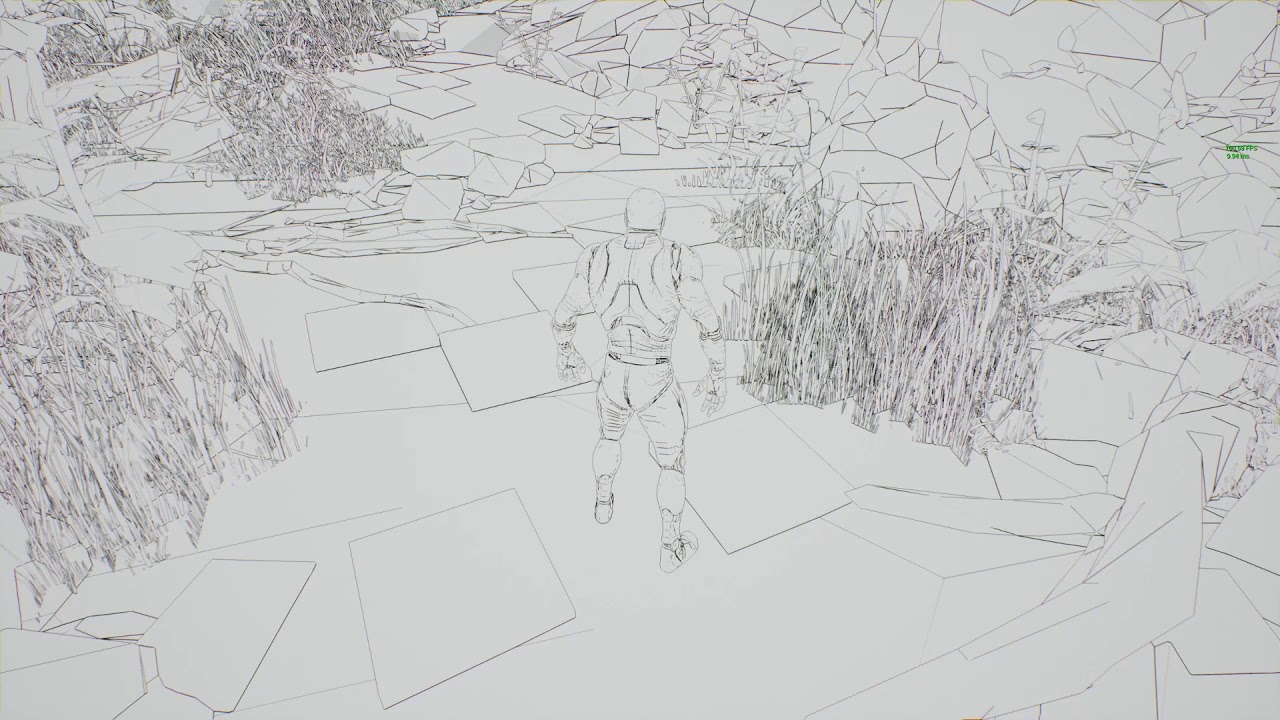 Programmer Does Tech Art 2 - Hand Drawn World Effect (UE4) - YouTube