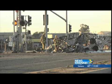 Metrolink engineer killed in Oxnard train crash - YouTube
