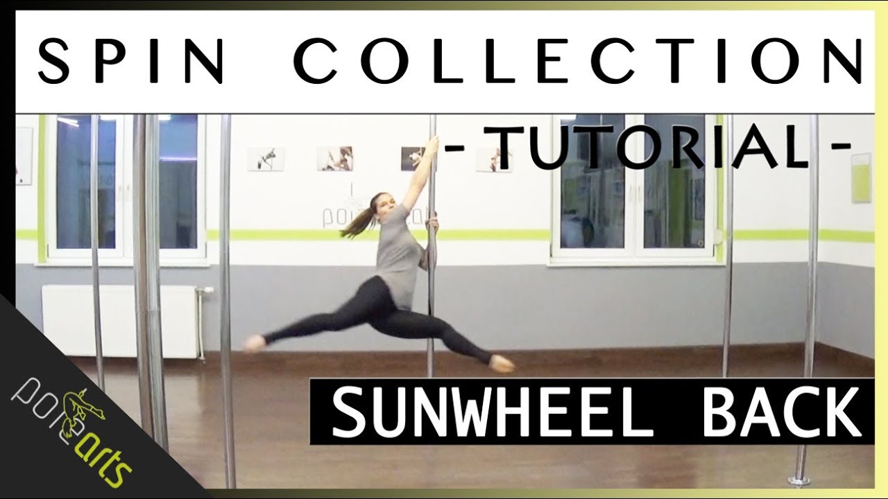 Wie macht man den SUNWHEEL BACK? // POLE DANCE SPIN TUTORIAL DEUTSCH ...