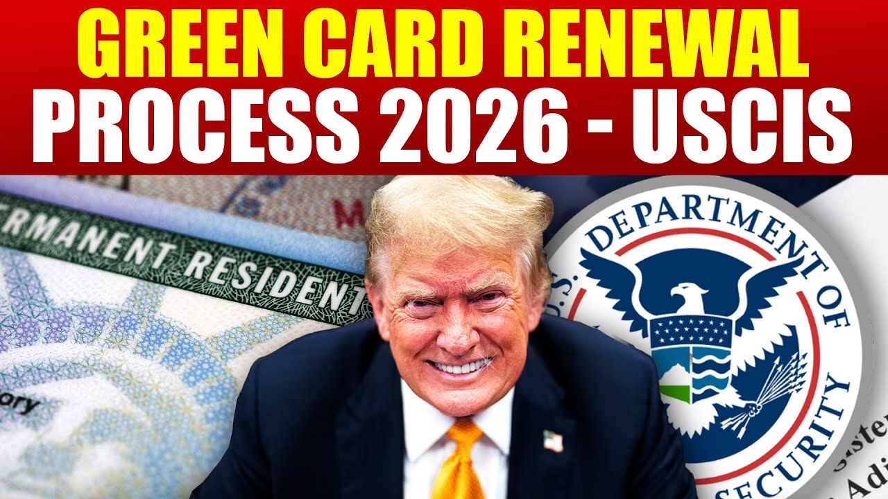 USCIS: Green Card Renewal Process 2026 - What’s New? firstview - YouTube