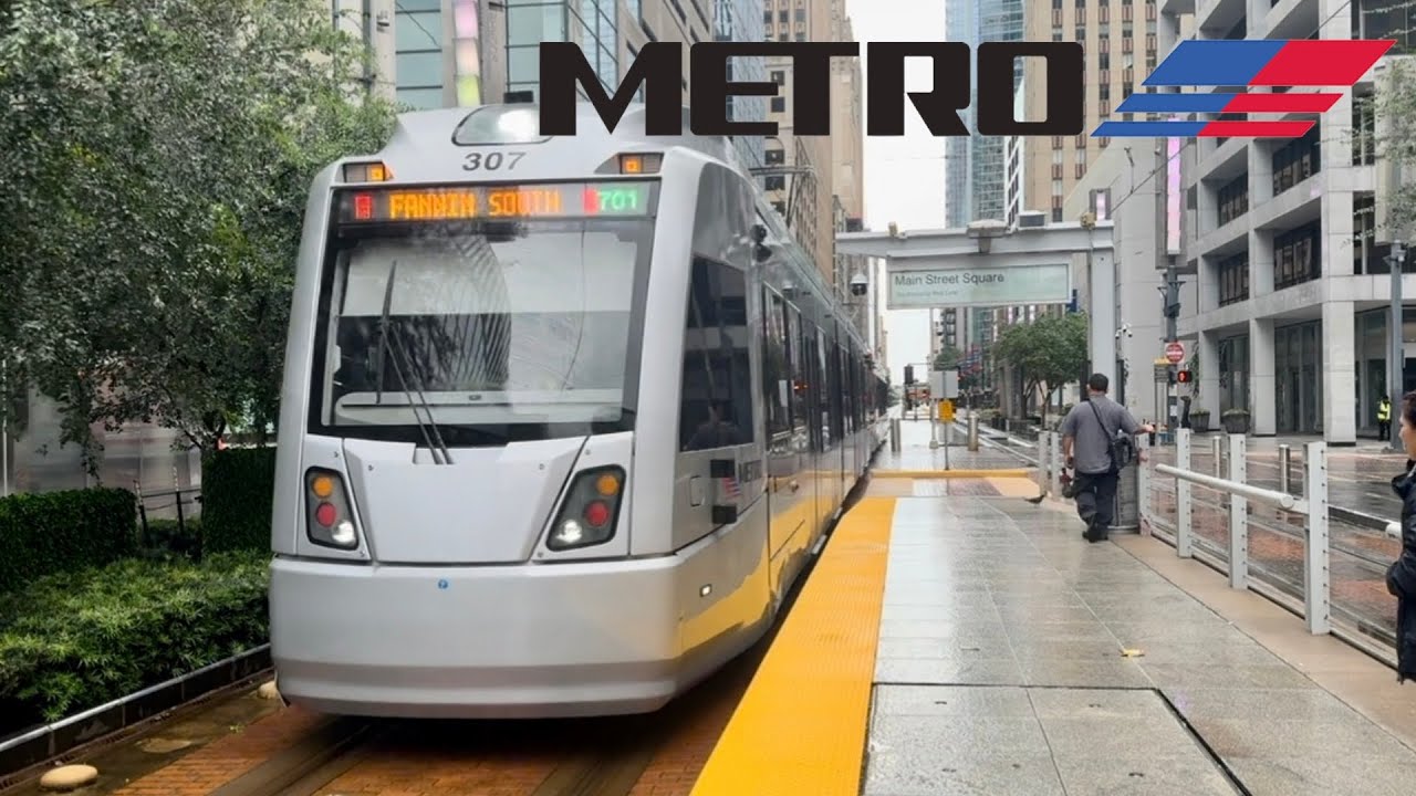 Houston Metro Light Rail Transit Compilation - YouTube