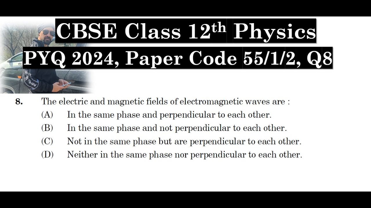 The electric and magnetic fields of electromagnetic waves are: (A) In ...