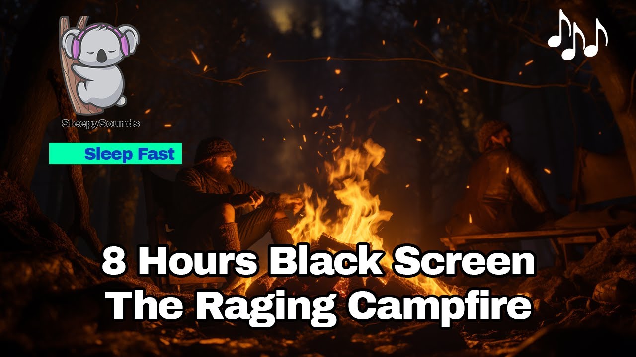 🔥 'The Raging Campfire': Crackling Embers & Dancing Flames | Warmth ...