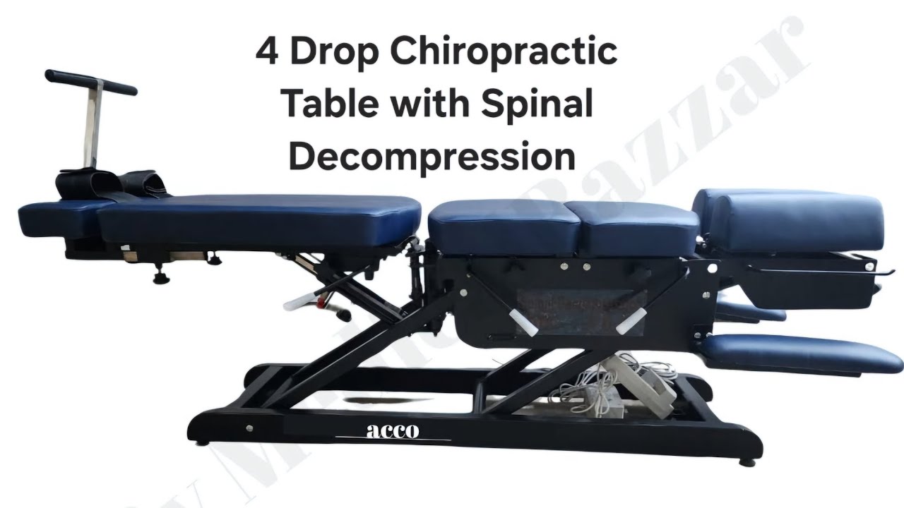 Acco 4 Drop Chiropractic Table with Spinal Decompression ( Hi Low ) By ...