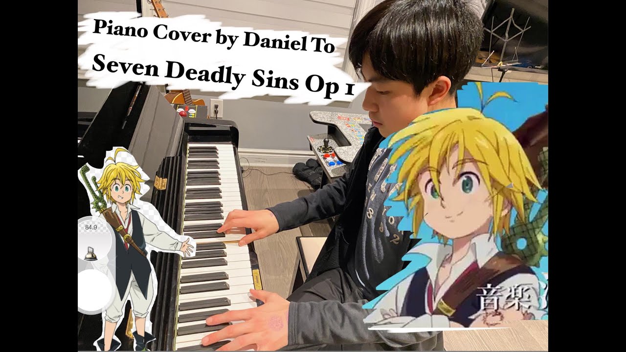 Seven Deadly Sins Opening 1 - "Nanatsu no Spectrum" 七大罪 Op 1 - Piano ...