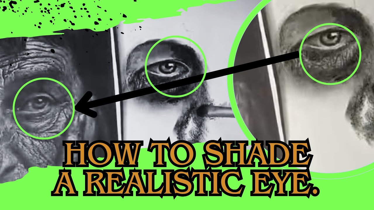 How to shade a realistic eye, Cómo sombrear un ojo realista,} DANIART ...