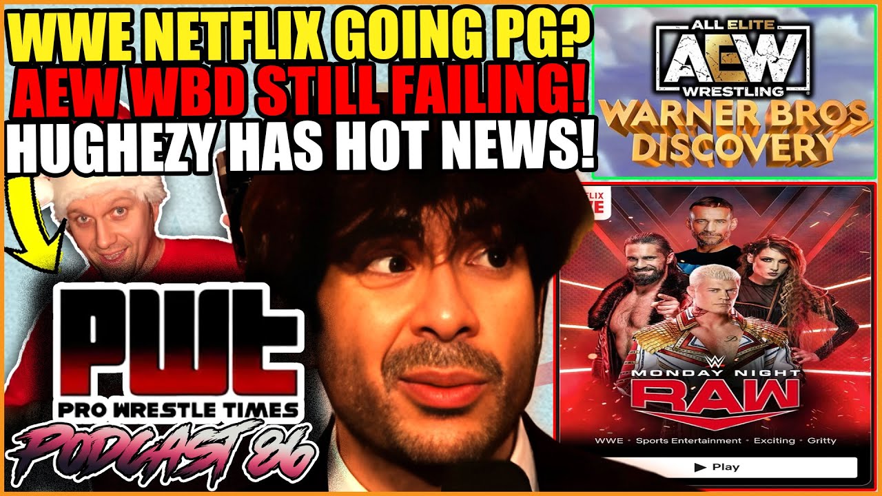 WWE RAW On Netflix GOING BACK To PG Era? AEW Tony Khan and WBD ...