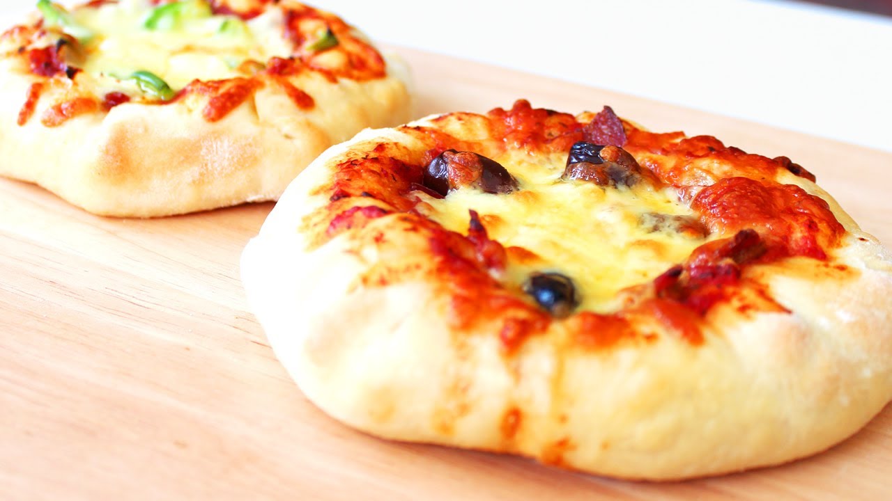 Mini Stuffed Crust Pizza - Video Recipe - YouTube