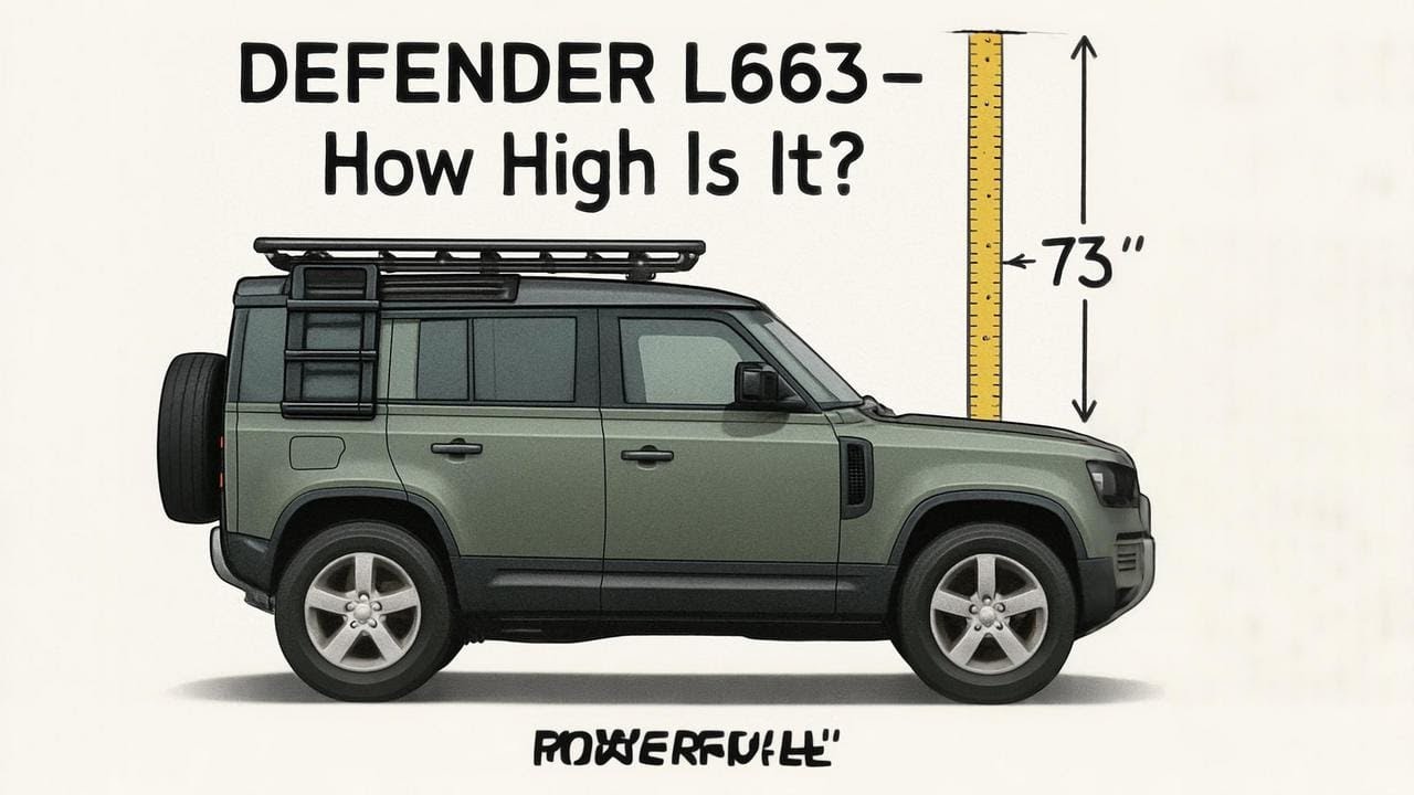 How High Is New Land Rover Defender L663 With / Without Expedition Roof ...