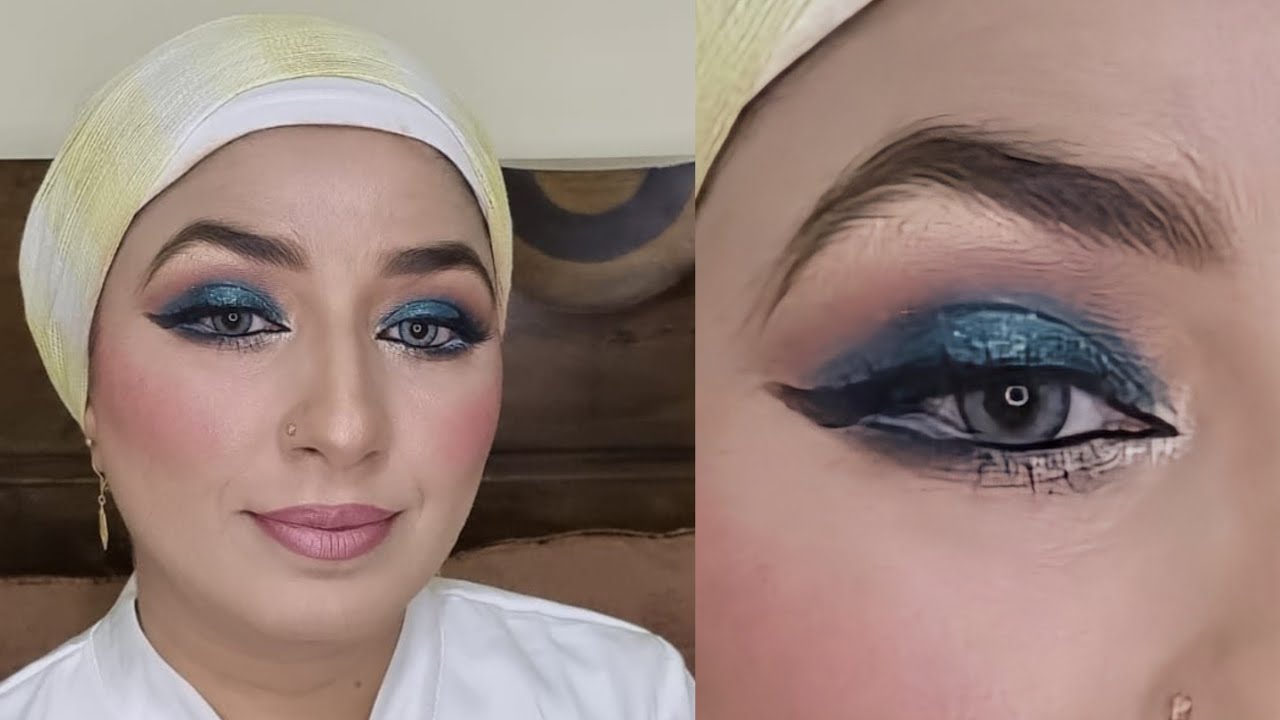 "Elegant Blue Eye Makeup Step-by-Step"/blue eyemakeup tutorial ...