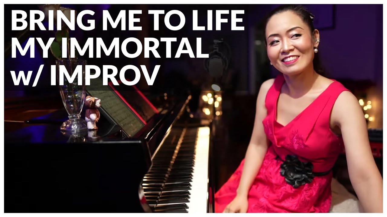 Evanescence - Bring Me to Life, My Immortal with Improv (Piano Cover by ...