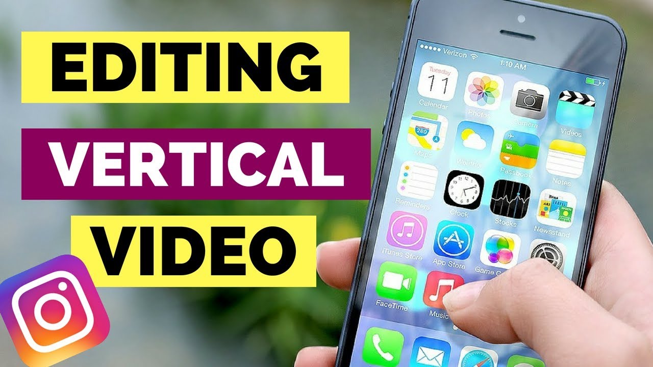 EASIEST WAY TO MAKE & EDIT VERTICAL VIDEO (Instagram Stories & Snapchat ...