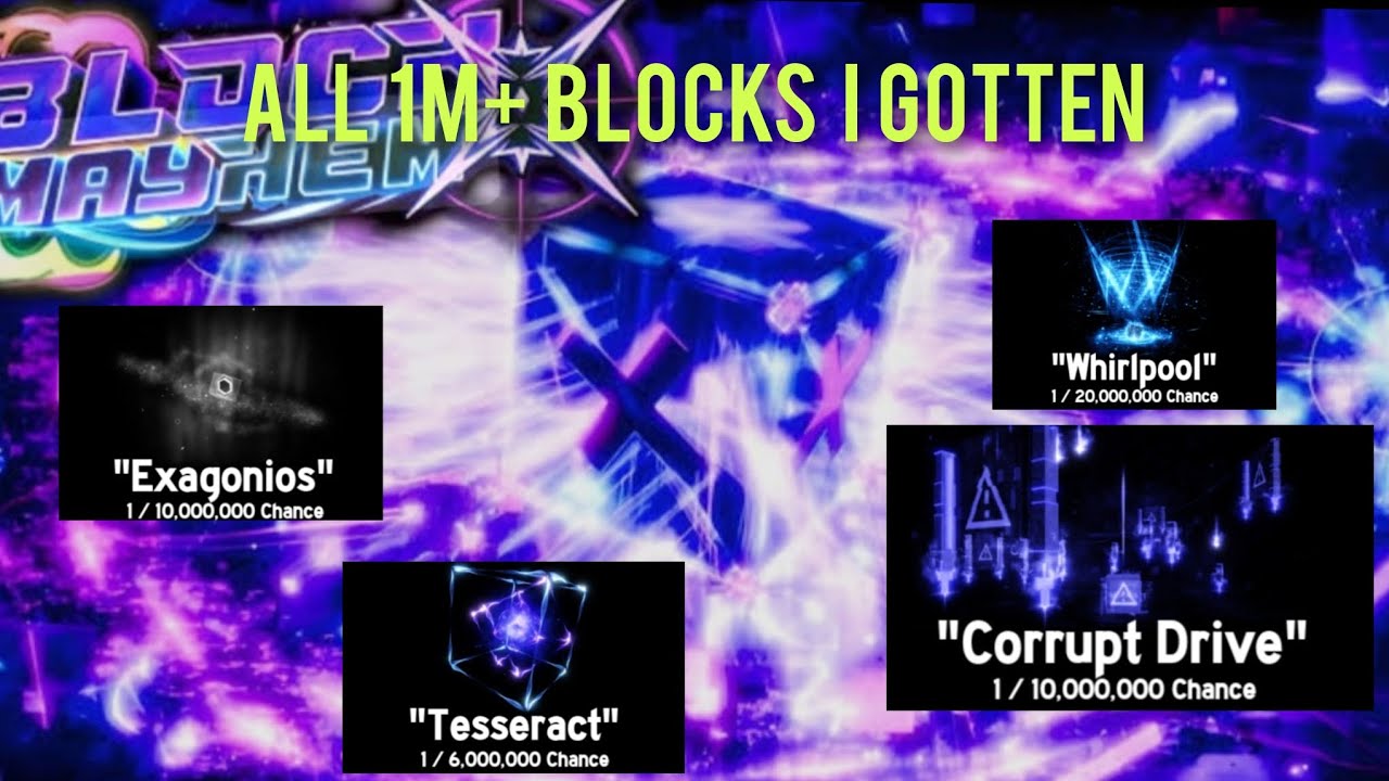 All 1M+ blocks i gotten from Block mayhem X - YouTube