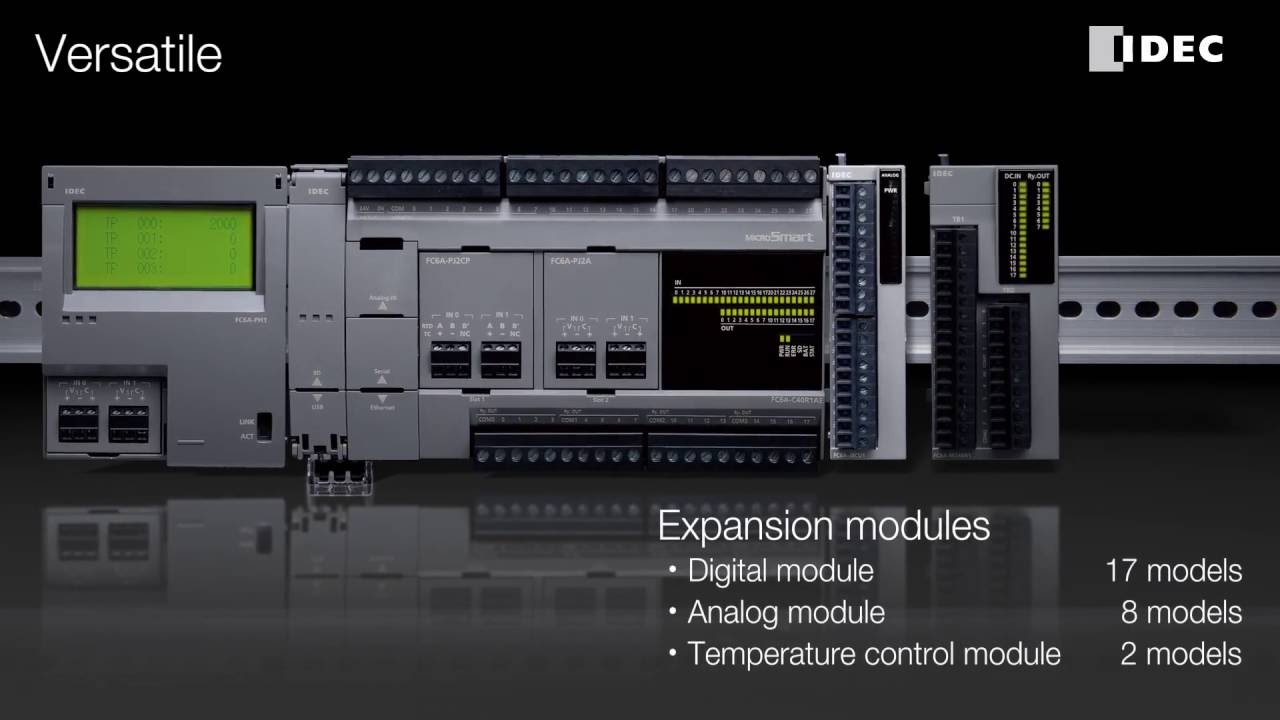 IDEC MicroSmart FC6A (Sys-Tek) - YouTube