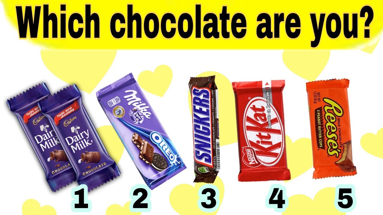Which Chocolate Are You?love game - Personality Quiz 🔥😘 - YouTube