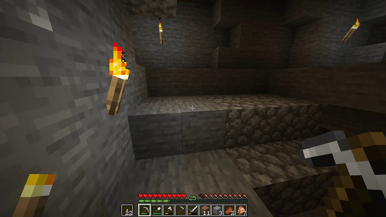 Minecraft Cave Exploration 1 - YouTube