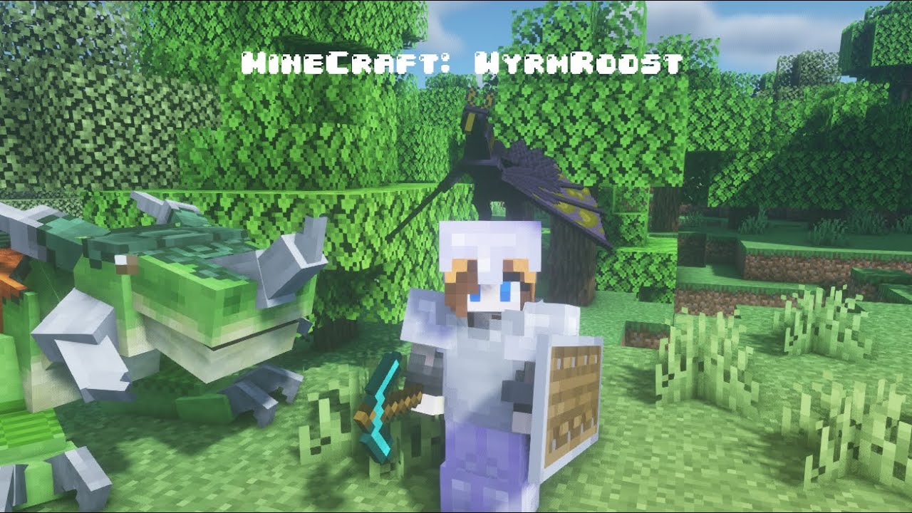 Behold My Dragon Army! Minecraft Wyrmroost - YouTube