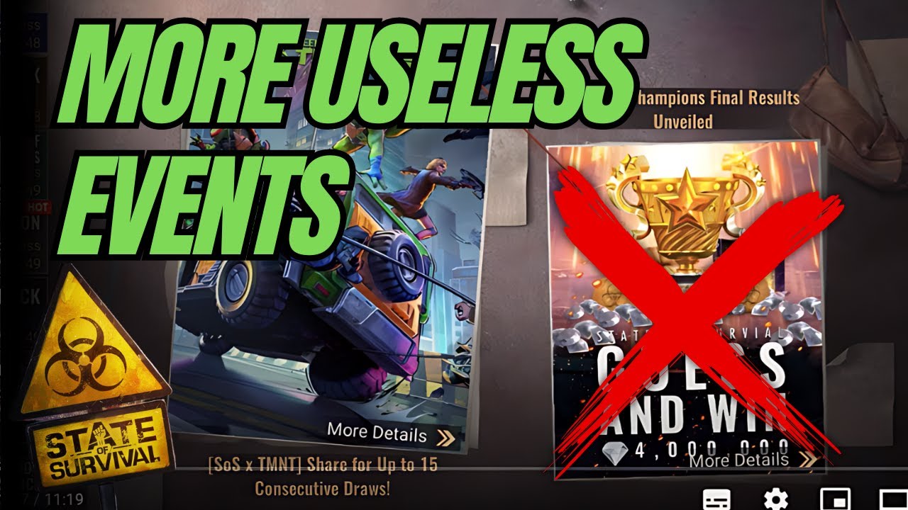 ARE YOU TIRED OF STATE OF SURVIVAL? - YouTube