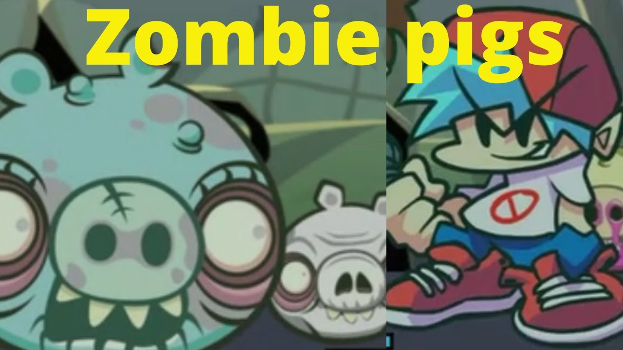 Fnf vs zombie pigs (mod) - YouTube
