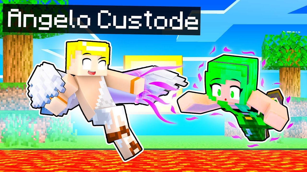 Divento L'ANGELO CUSTODE Dei Tuoi Amici Su Minecraft! - YouTube