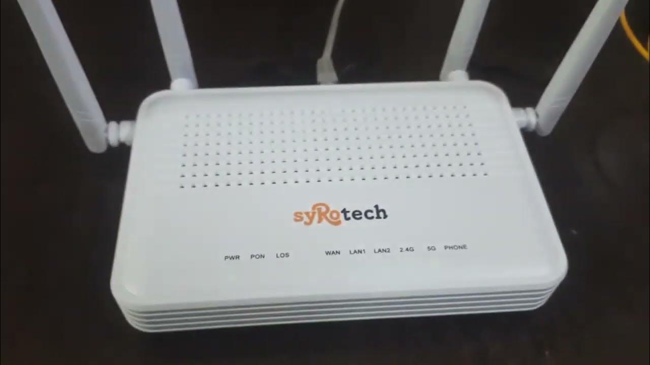 Syrotech XPON ONT router Configuration in Bridge mode GPON/EPON ONT Router SY-GPON-2010-WADONT ...