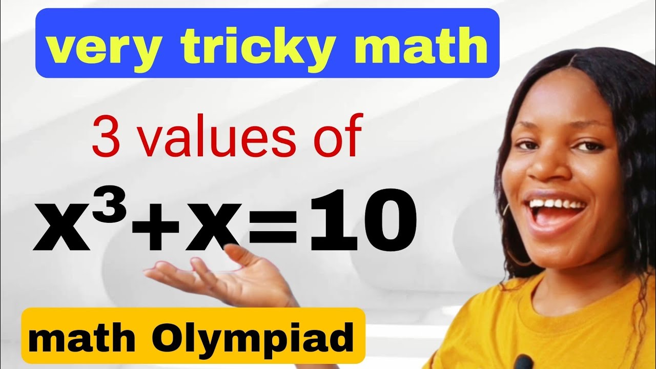 Math Olympiad| I enjoyed solving this math Olympiad algebra question ...