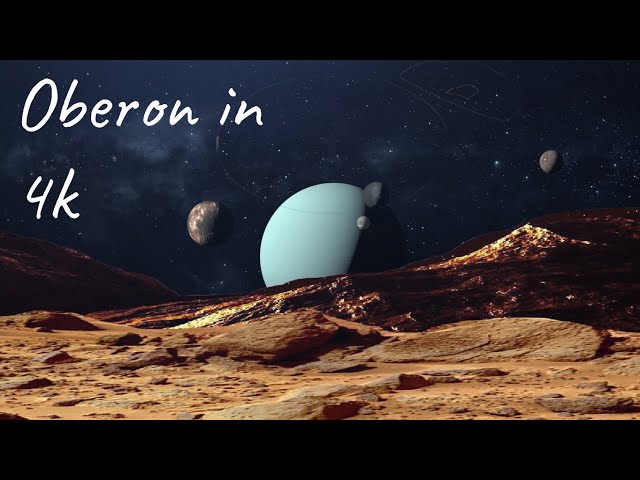 Oberon Moon Surface