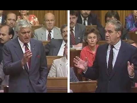 PRO Free-Trade Demonstrators Confront John Turner & Ed Broadbent During ...