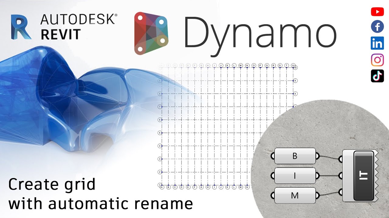 Create grid with automatic rename - YouTube