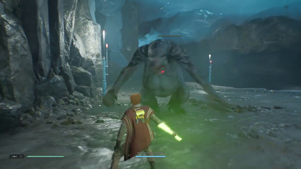 Star Wars Jedi Fallen Order Defeat Jotaz with Double Edged Lightsaber ...