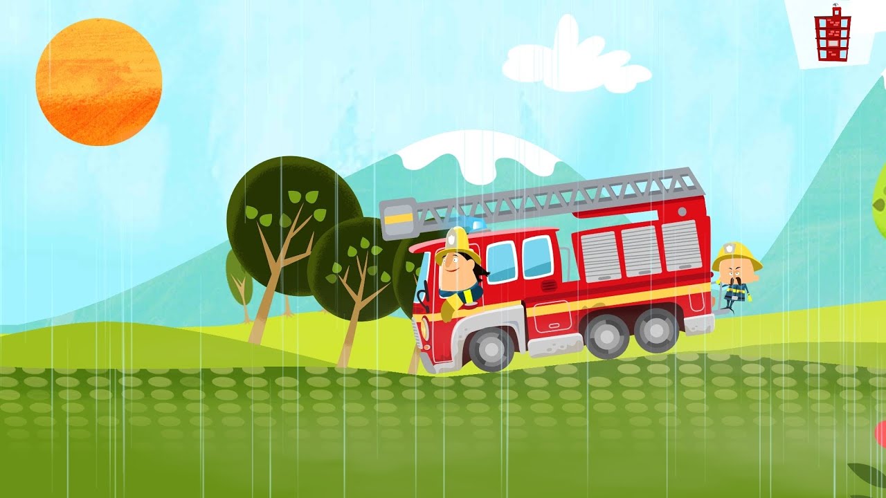 Fire Truck | Firefighters | Little Fire Station simulation game ...