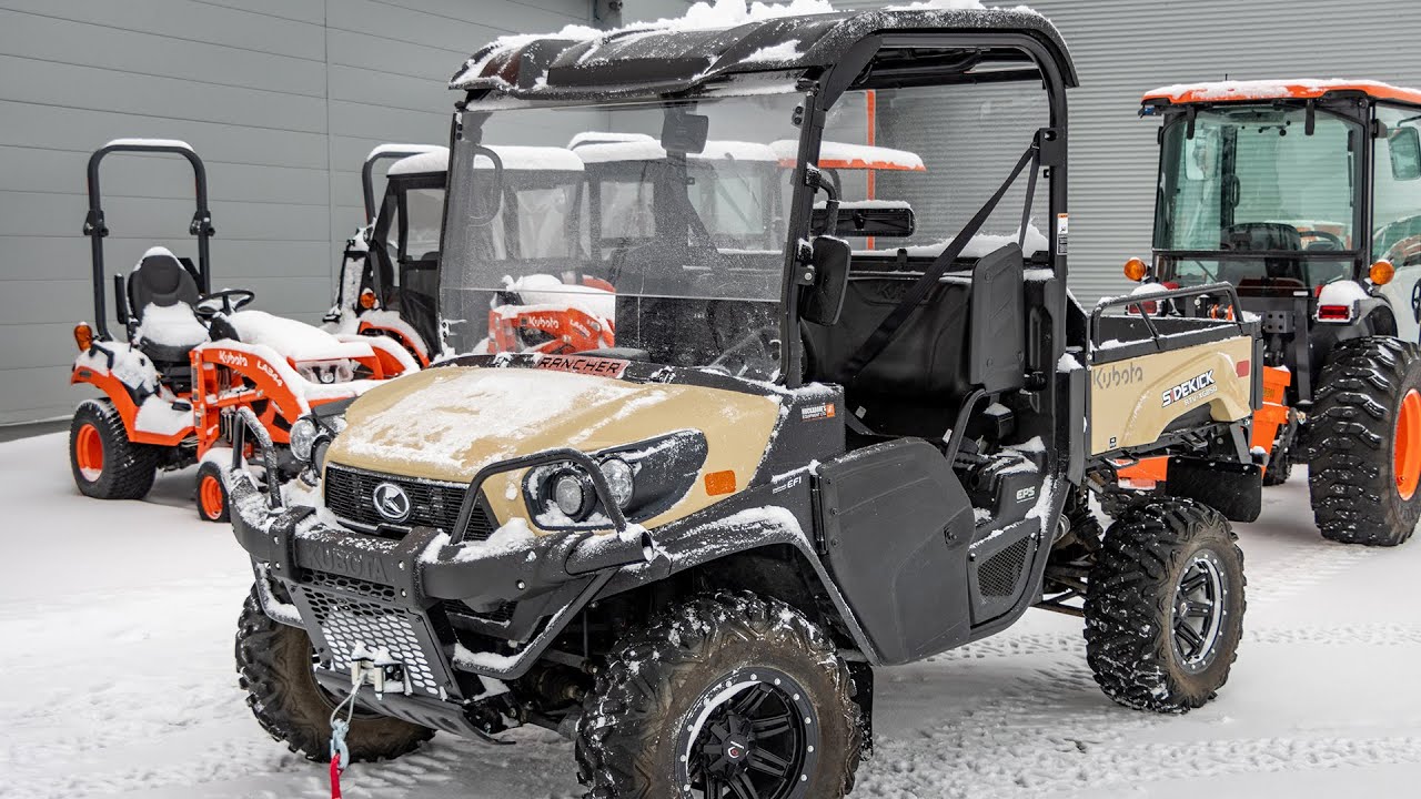 2023 Kubota Rancher Edition Sidekick 850 RTV! - YouTube