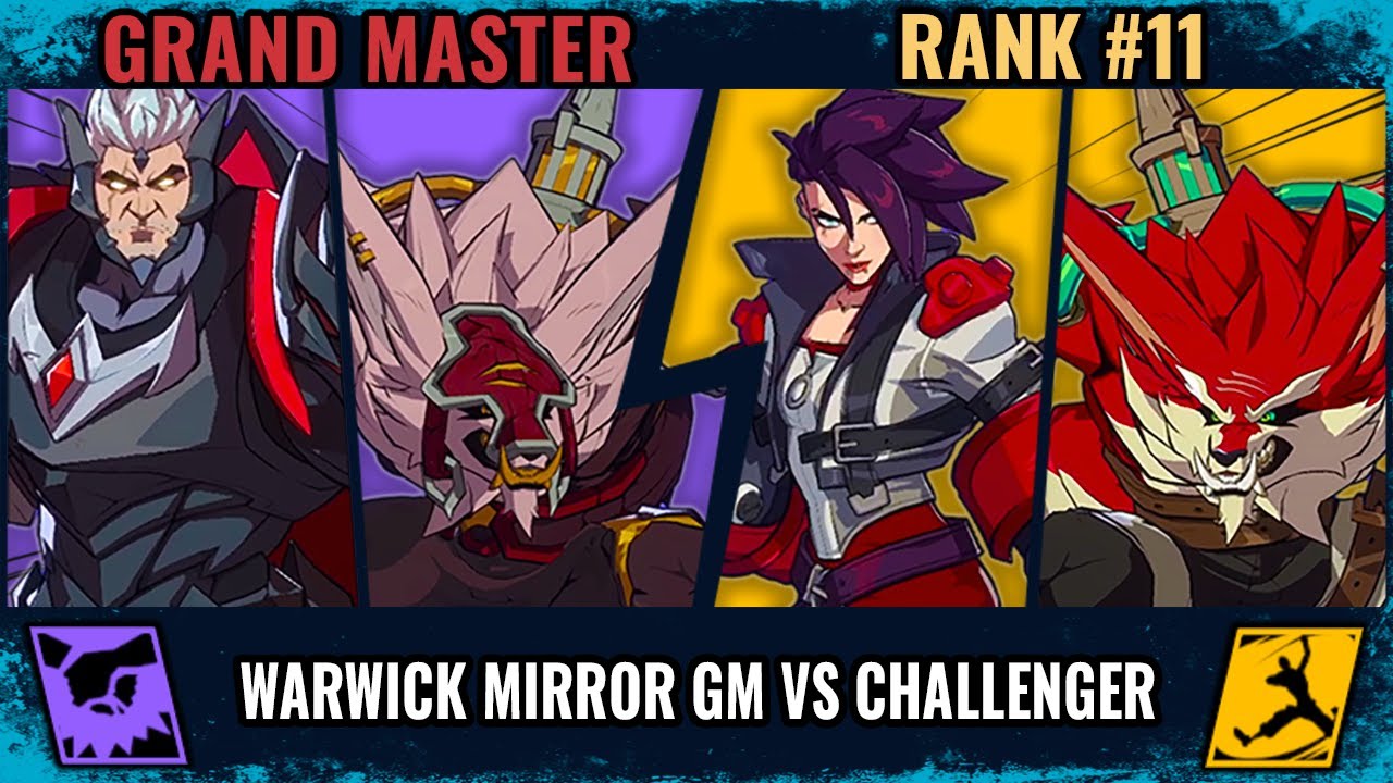 Warwick Mirror GM vs Challenger – [Grand Master] Warwick Darius VS Vi ...
