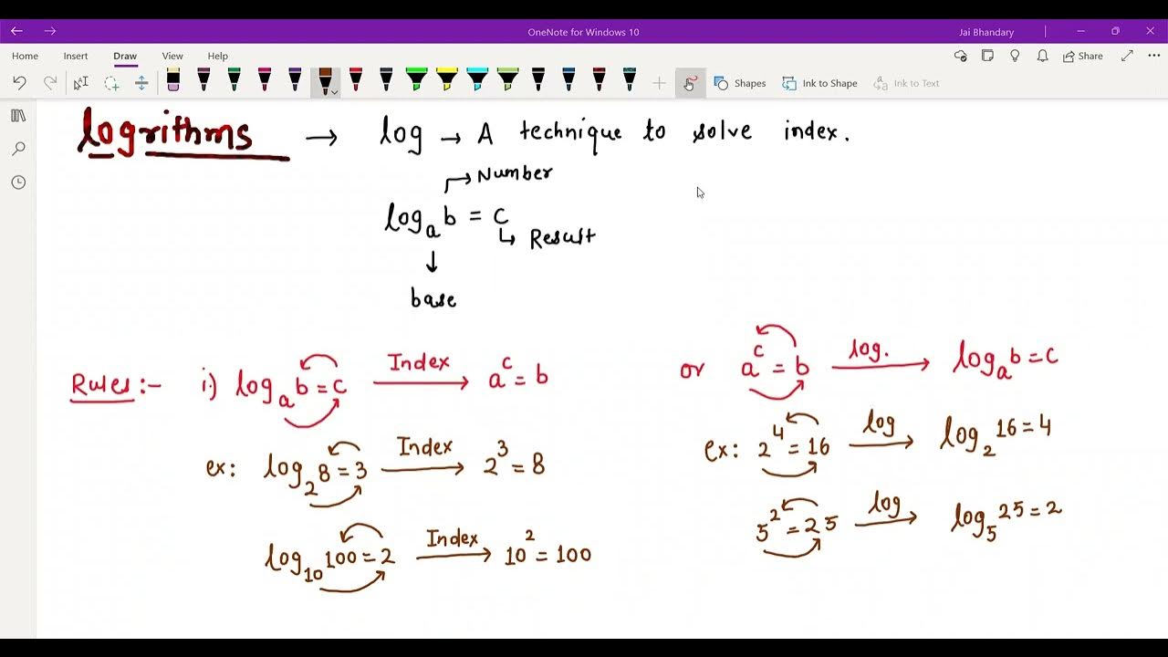 Log - Introduction - YouTube