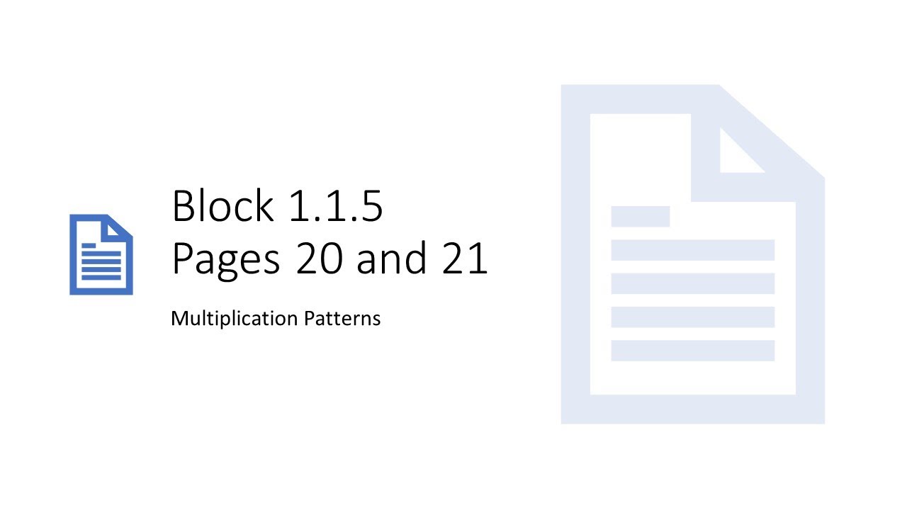 Block 1.1.5 page 20_21 - YouTube