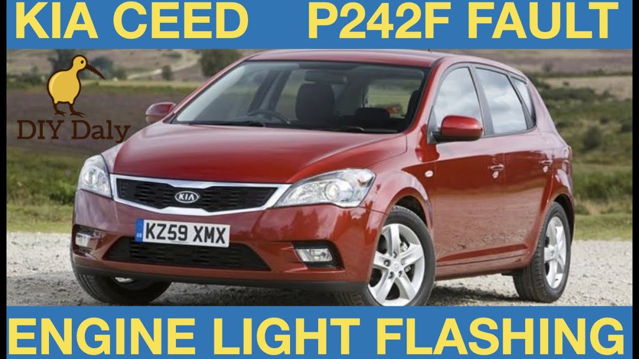 KIA CEED Engine light flashing P242F Fault code *FIXED* - YouTube