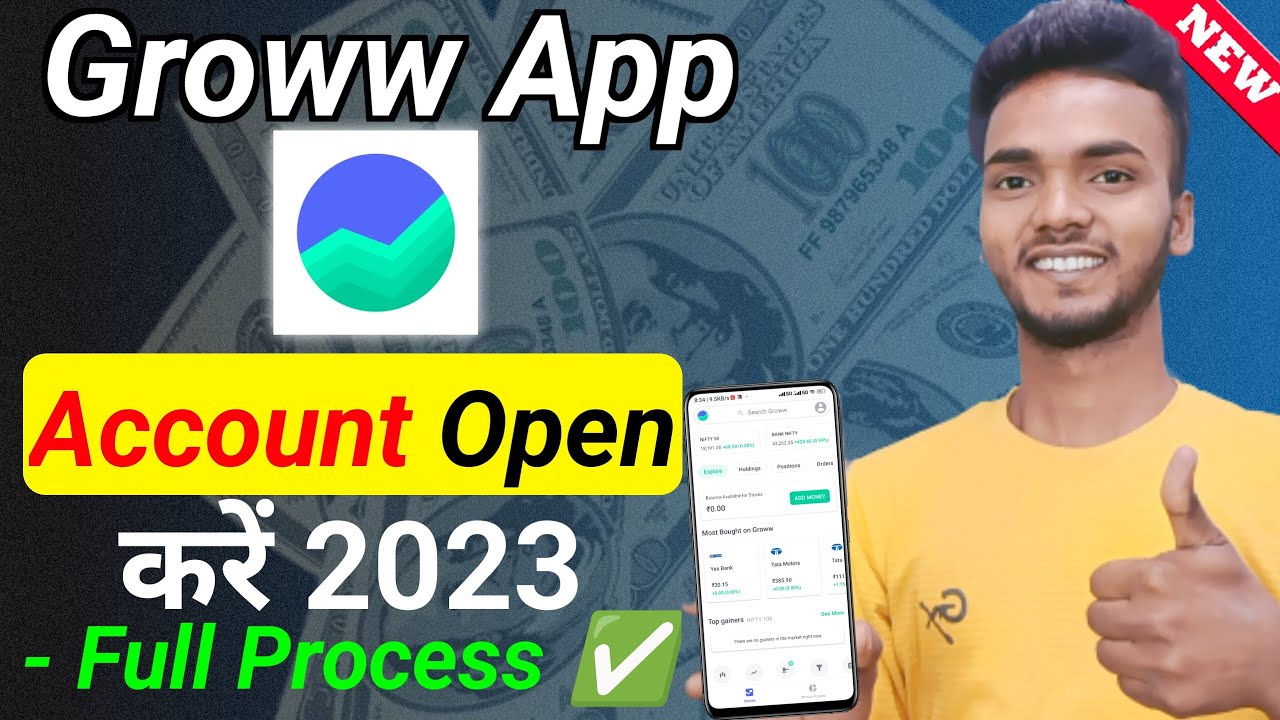 Groww App Me Account Kaise Banaye 2023 | groww app account opening step by step full process ...