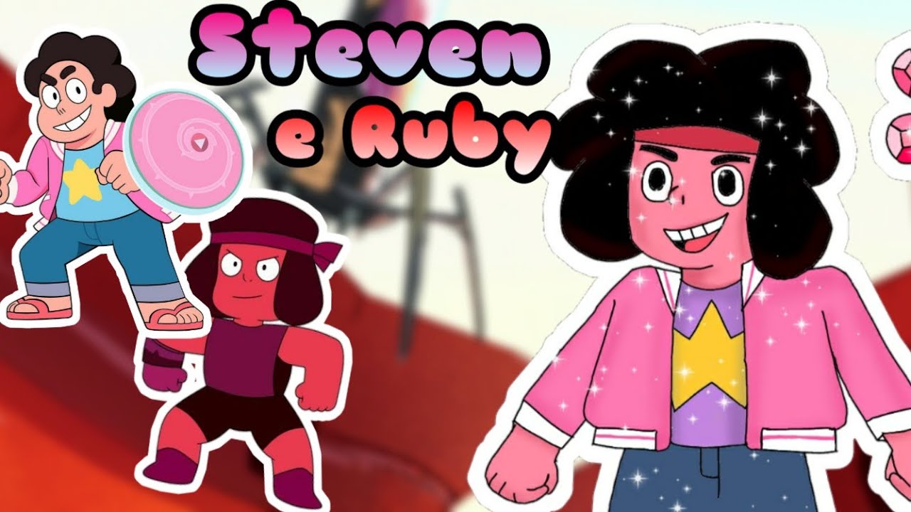 Fanart - Fusão de Steven e Ruby - Steven Universo - YouTube