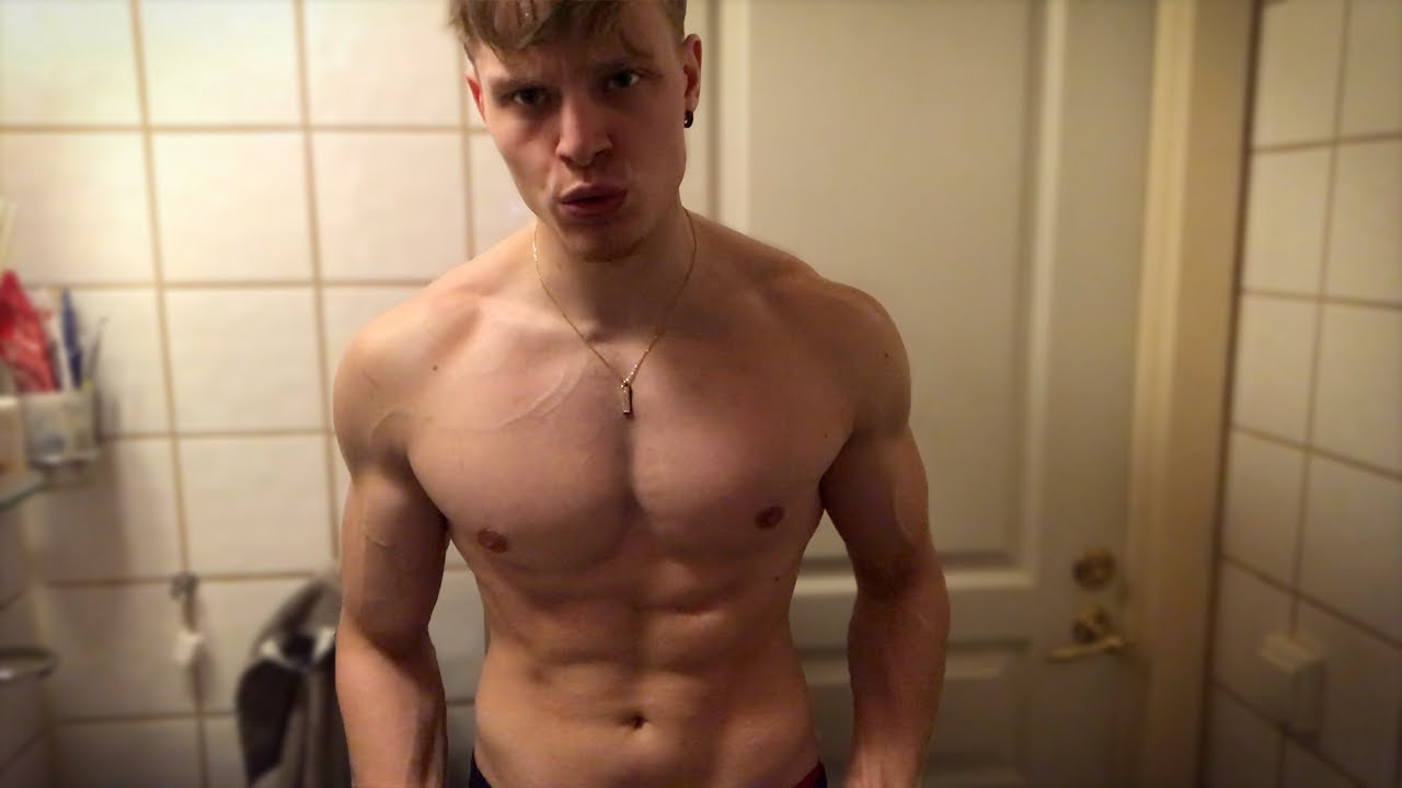 Heavy Push Day & Flexing Update | *PR bench press fail no spotter ...