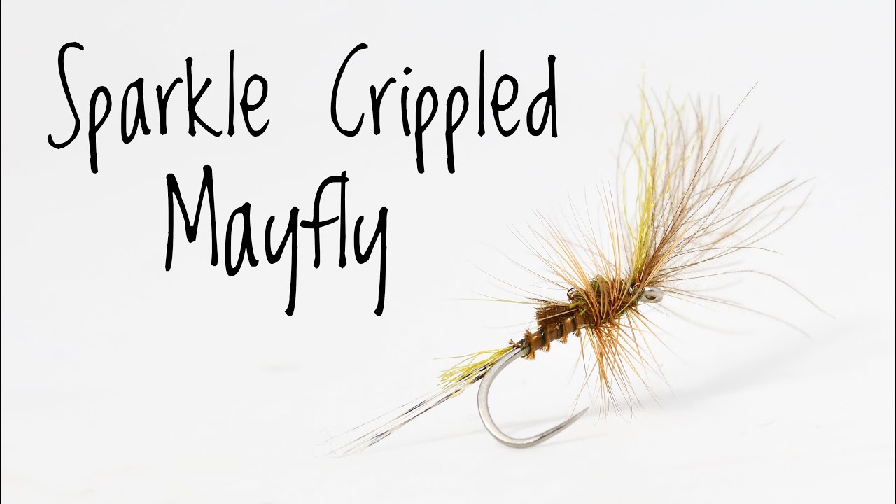 Sparkle Crippled Mayfly - Dry Fly Tutorial - YouTube