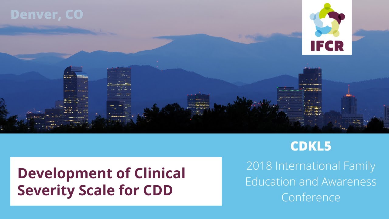 Development of Clinical Severity Scale for CDD - YouTube