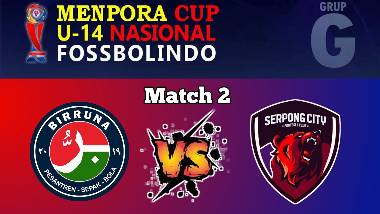 Live Piala Menpora Cup U-14 Seri Nasional || Pesantren Birruna vs ...