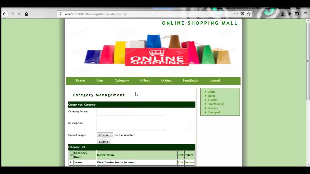 Shopping Mall Management System | Student Projects - YouTube
