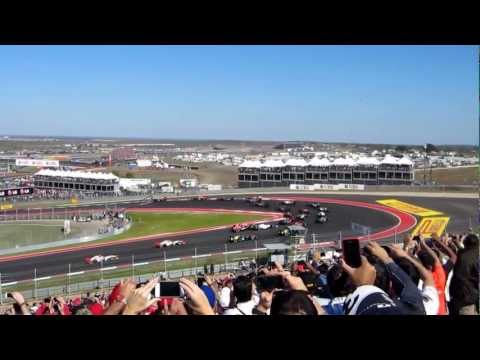 2012 United States Formula 1 Grand Prix Start